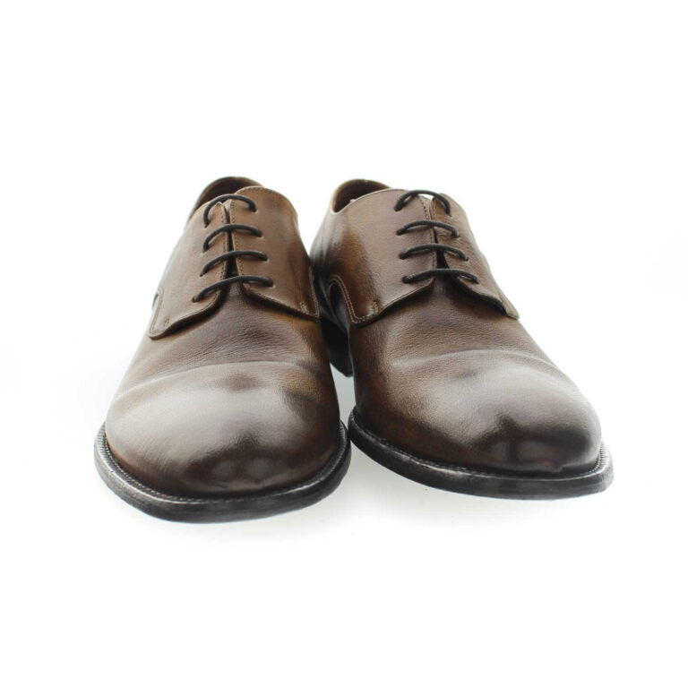 Zapatos de cordones para hombre hechos a mano en piel de becerro - Diva ...